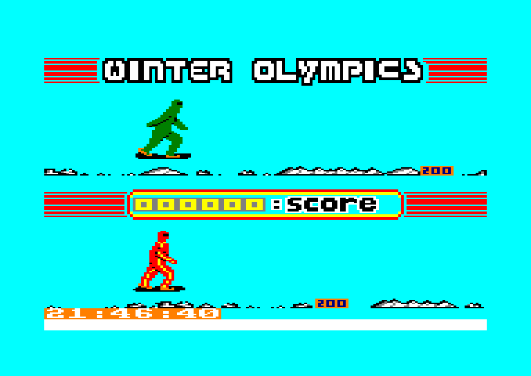 Winter Olympics (1986)(Tynesoft) - ROMs Amstrad CPC - Amstrad CPC ...